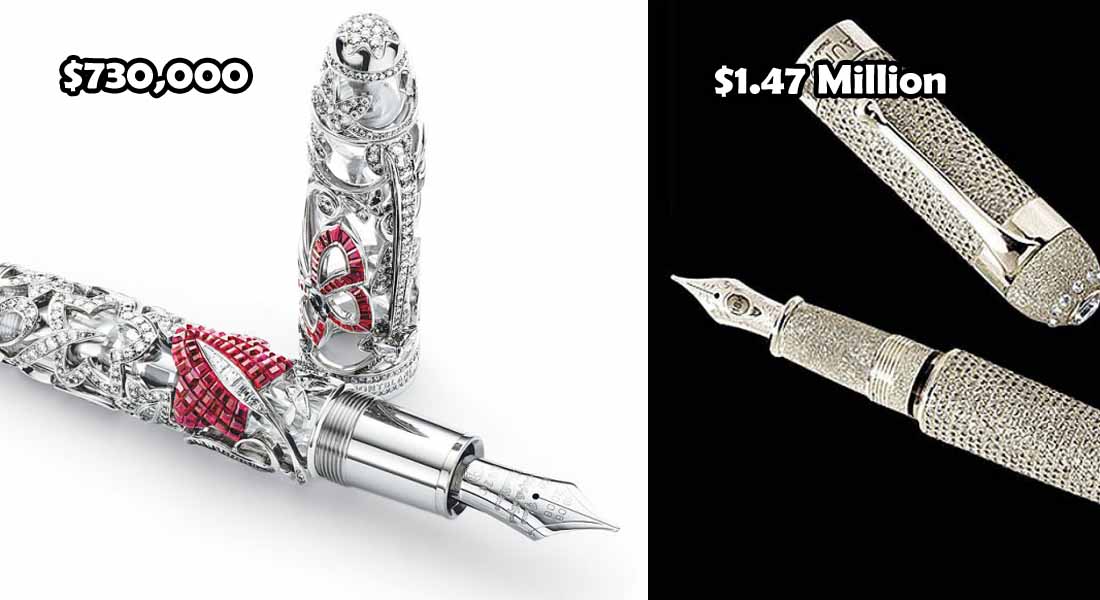 Aurora Diamante Fountain Pen 1 47 Million 12 Most Expensive Pens In Aurora Diamante Fountain Pen 1 47 Million 12 Most Expensive Pens In